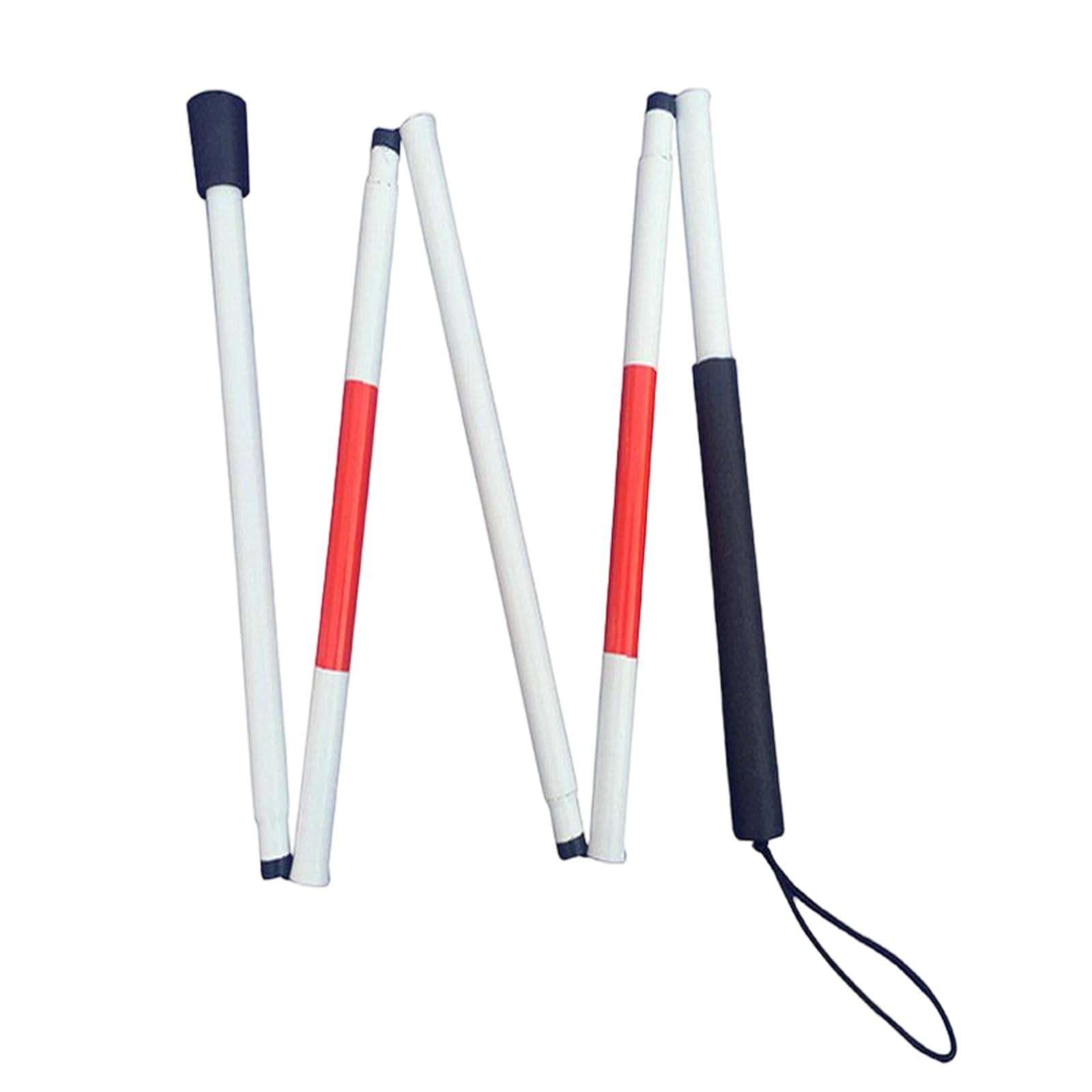 Folding Mobility Cane, Aluminum 49 inch (124cm) Red and with - Walmart.com