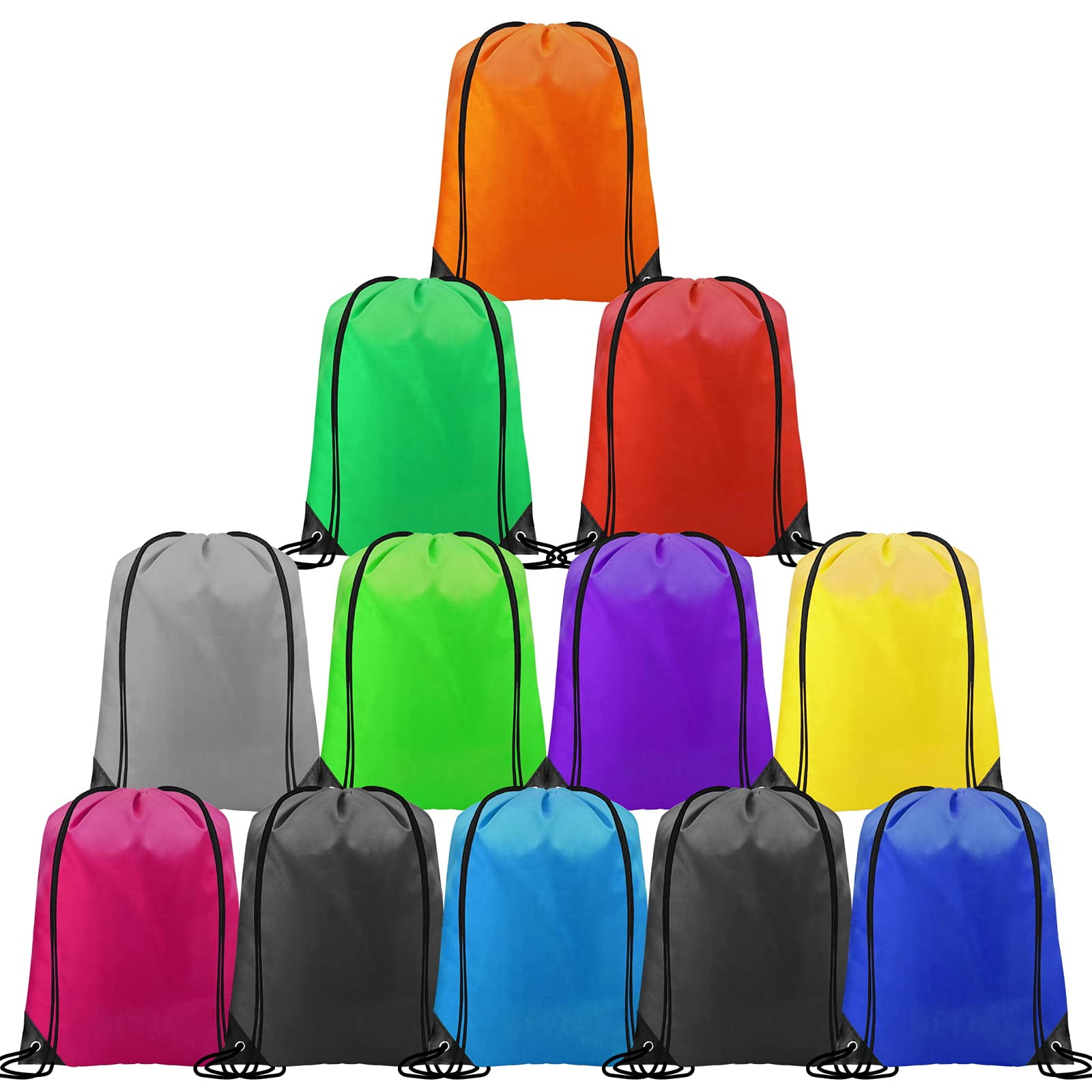 Click here for Unbranded Multipack Nylon Drawstring Backpacks (12... prices