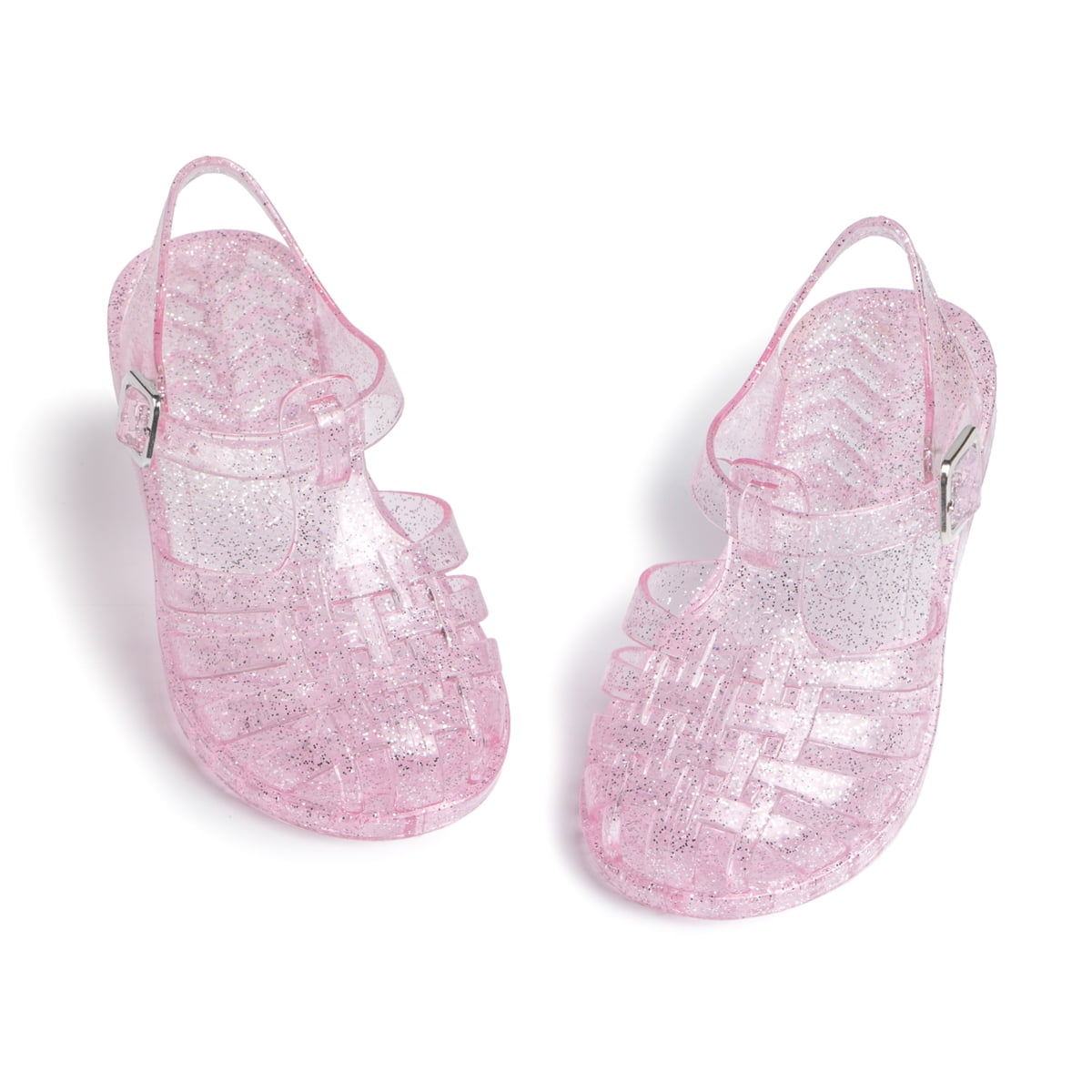 Kannior Toddler Girls Jelly Sandals Soft Rubber Sole Closed Toe Summer ...