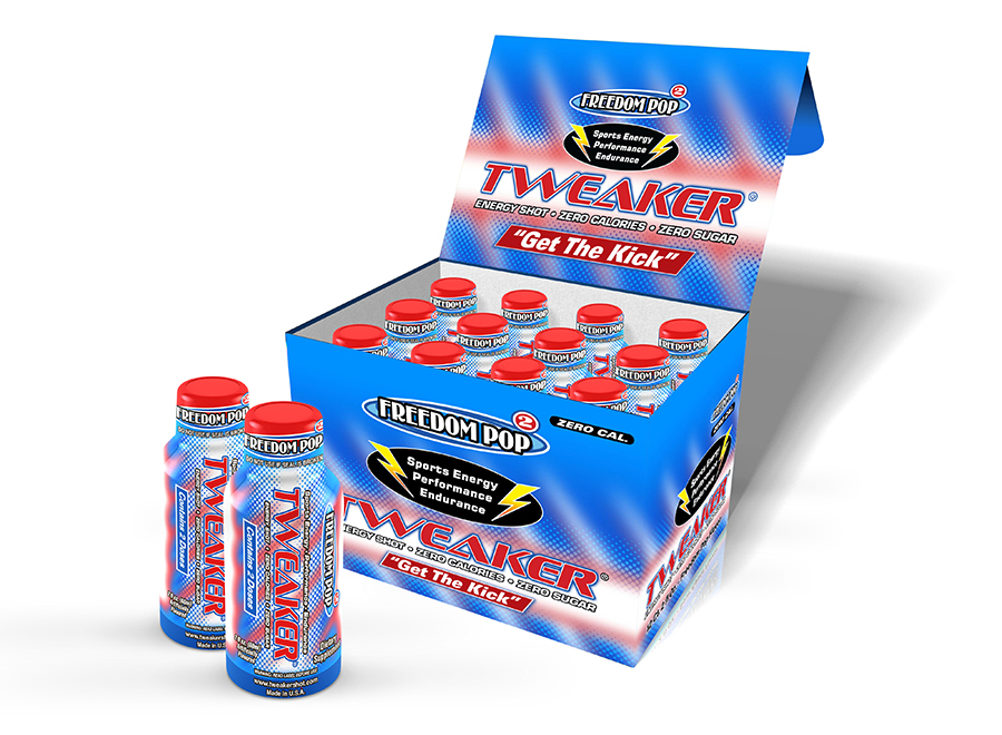 Tweaker Energy Shots, Freedom Pop, 2 fl oz, 12 count - Walmart.com