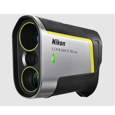 Nikon CoolShot 50i Golf Laser Rangefinder with Magnet, Case, Grey/Black ...