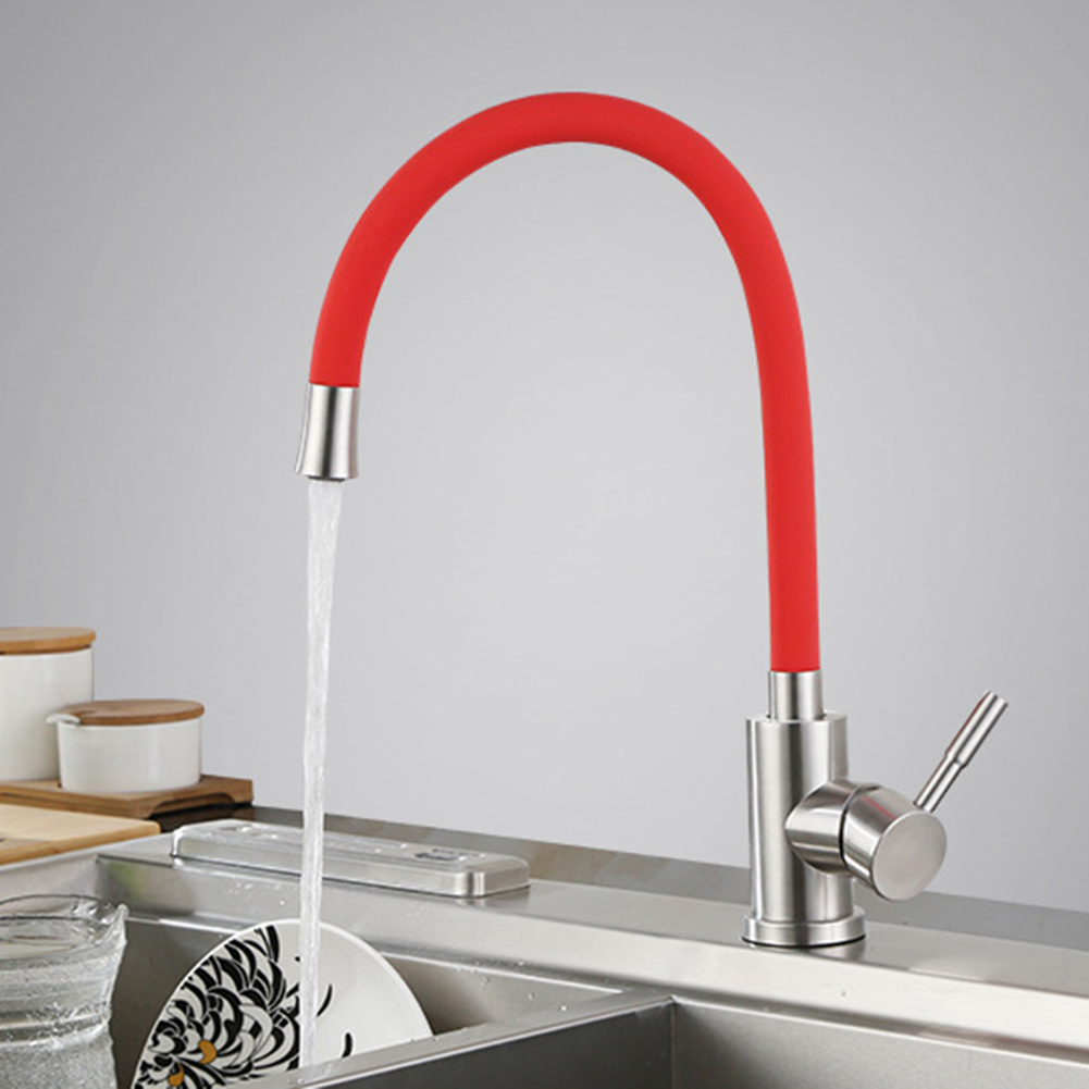 SPRING PARK Stainless Steel Luxury Kitchen sink Faucet pull down ...