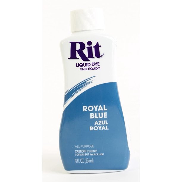 Rit Dye Liquid Dye, 8 fl oz, Royal Blue, 3-Pack - Walmart.com - Walmart.com