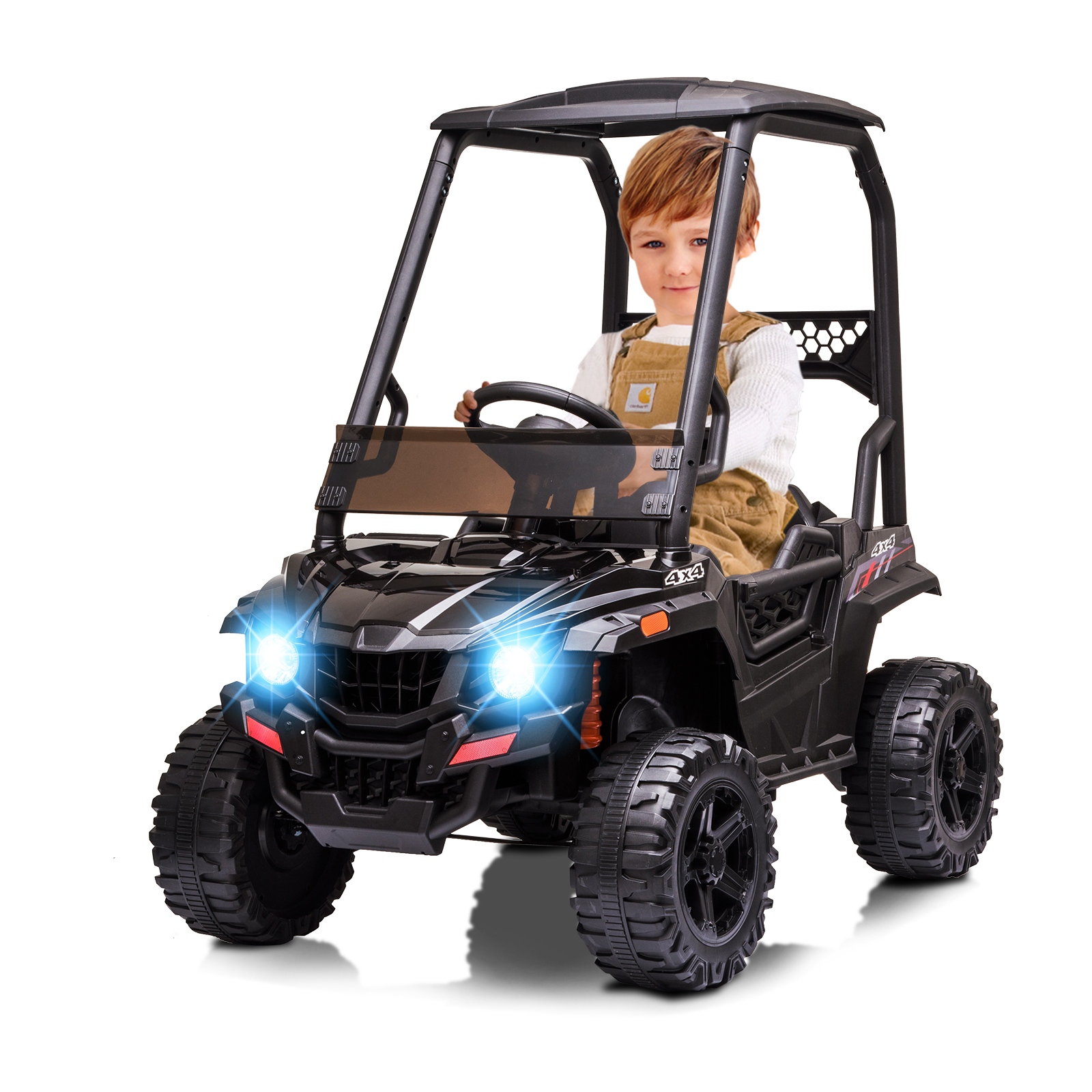 Acekid 12V UTV Ride on Car, Kids Electric Vehicle Ride on Off Road with ...