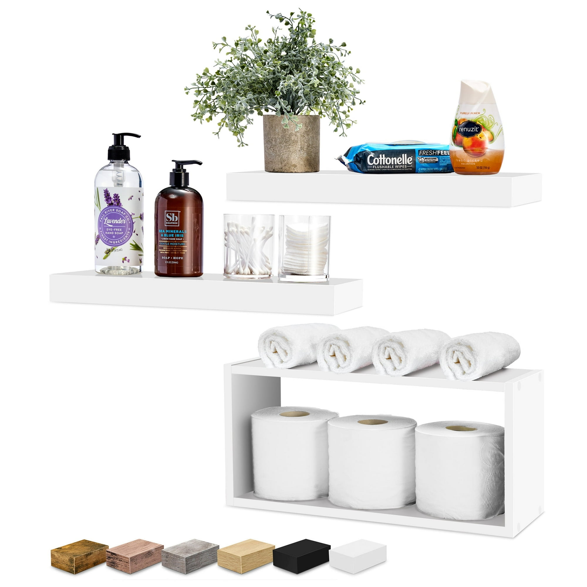 Click here for Sorbus Floating Shelves For Wall Set Of 3 - Bathro... prices