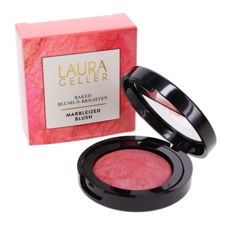 Laura Geller Baked Blush-N-Brighten, Pink Buttercream, 0.16 oz, Smooth ...
