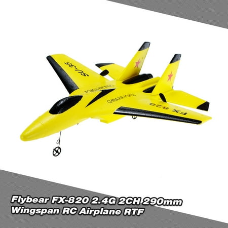 Flybear FX-820 2.4G 2CH Remote Control SU-35 Glider 290mm Wingspan EPP ...
