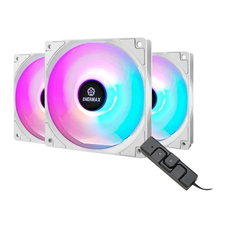 Enermax HF120 - Case fan - 120 mm - white (pack of 3) | Walmart Canada