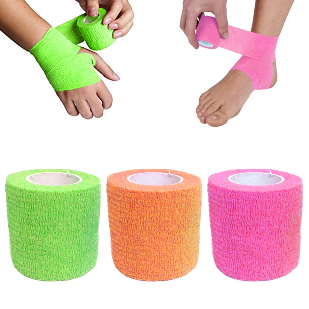 3 Pc Self Adhesive Elastic Bandage First Aid Medical Health Care ...