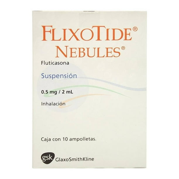 Flixotide Nebules 0.5 mg/2 ml suspensión para inhalar 10 ampolletas ...