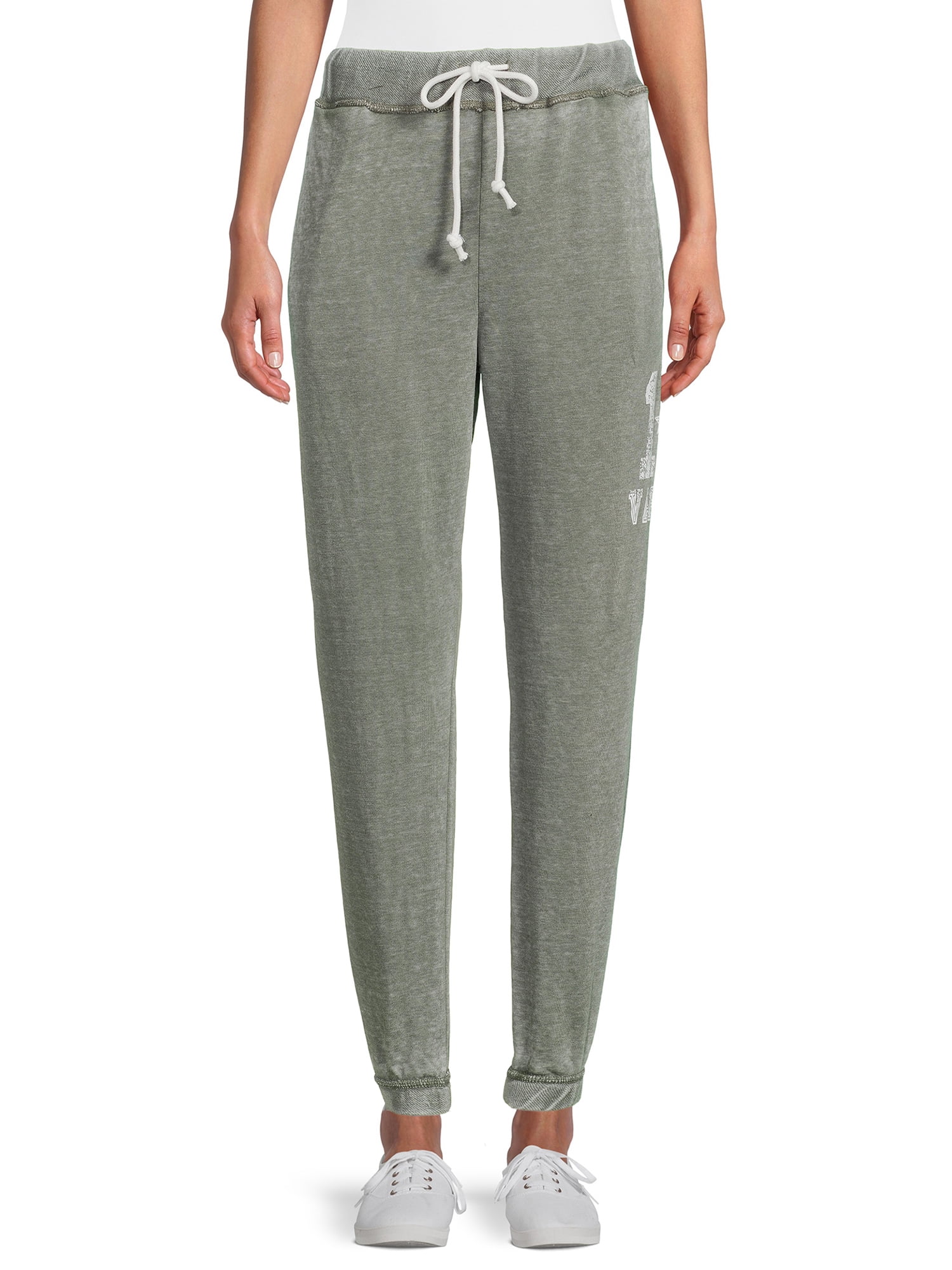 No Boundaries Juniors Reversible Cuff Joggers - Walmart.com