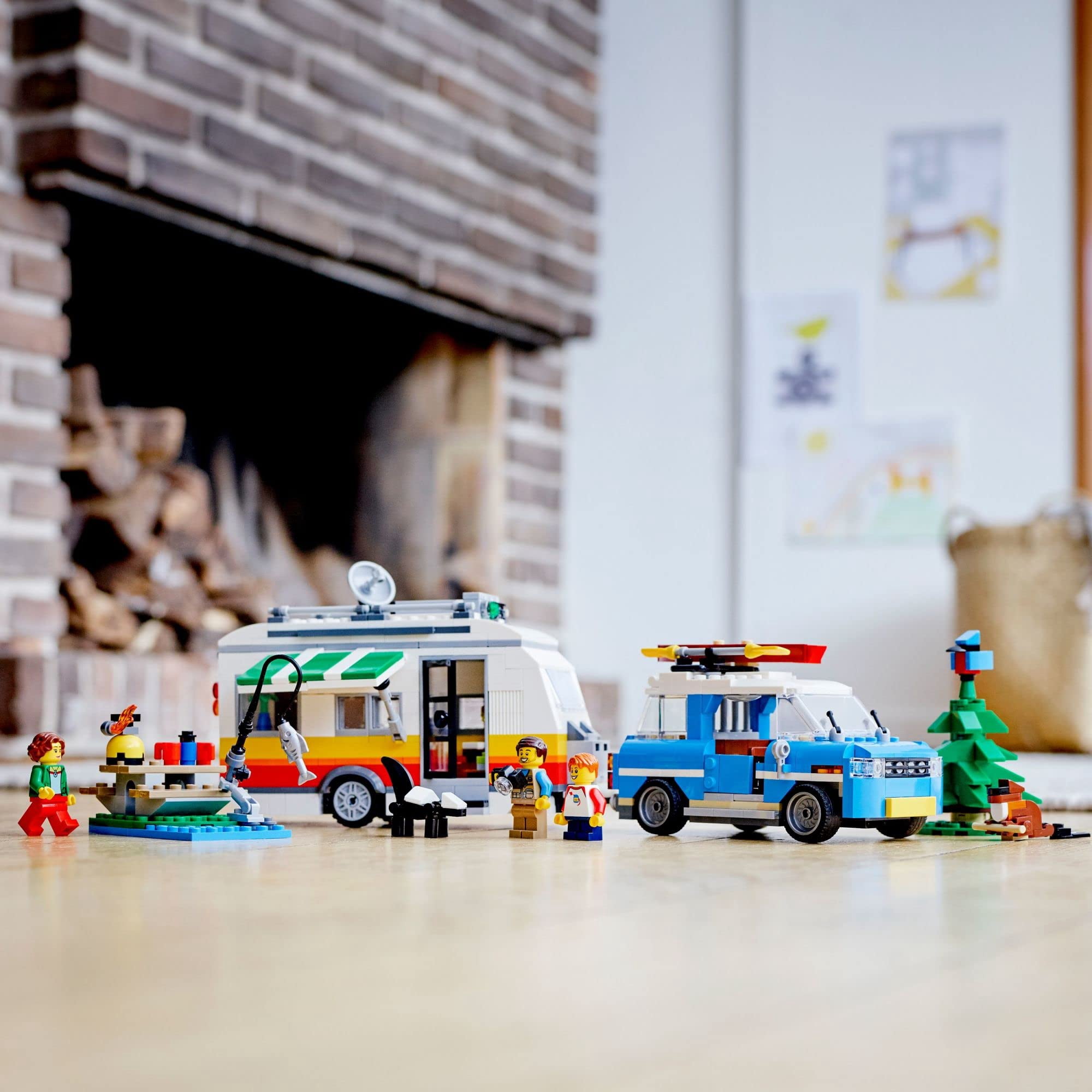 LEGO Creator 3in1 Caravan Family Holiday 31108 Vacation Toy Building ...