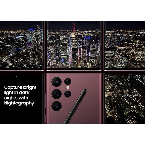 Buy Samsung Galaxy S22 Ultra 5G S908U1 256GB Factory Unlocked (Graphite ...