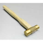 Big Horn 19257 4 oz Hammer flat face hardwood handle solid brass head 9 ...