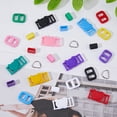 64Pcs Safety Breakaway Buckle 25 Styles Plastic Buckles Bag Buckle Belt ...