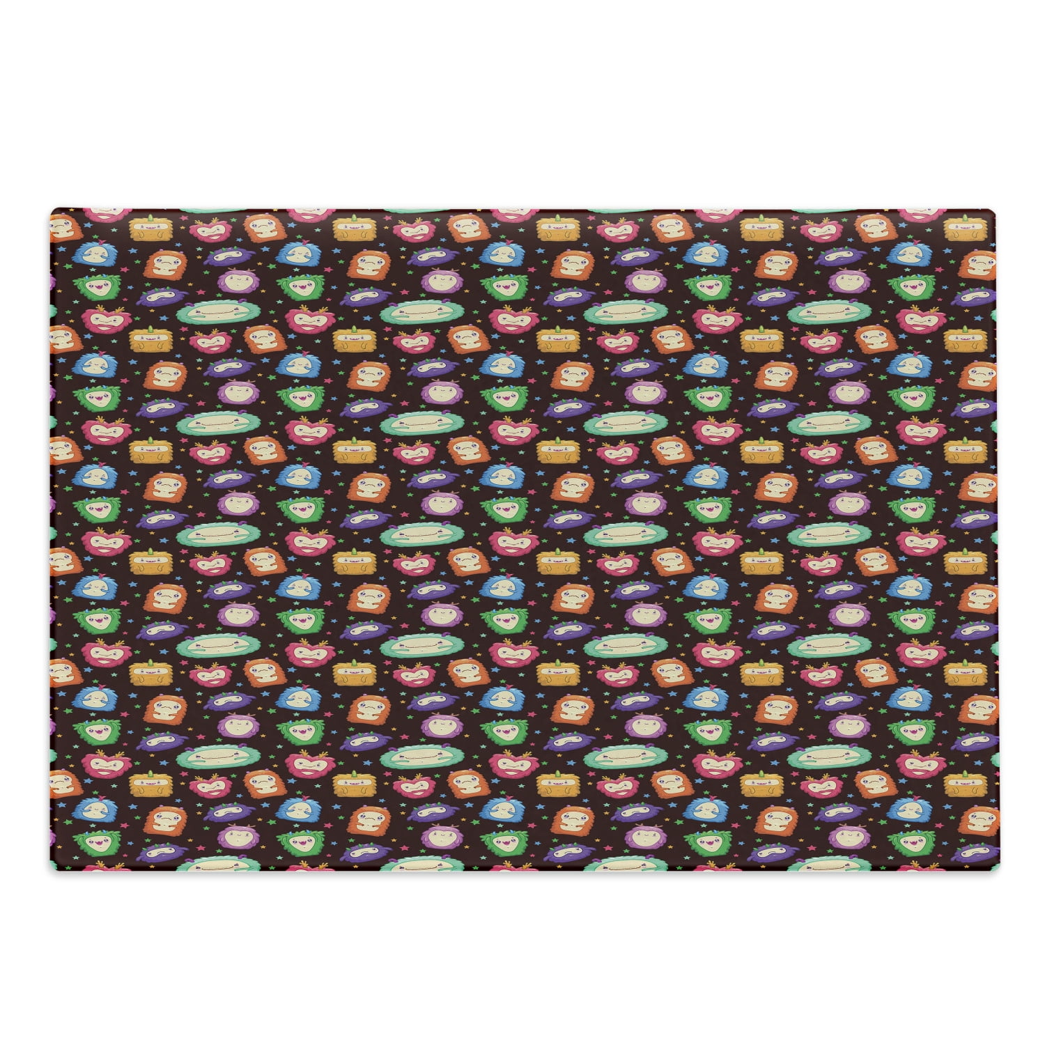 Alien Cutting Board, Abstract Beings with Facial Expressions Crying ...