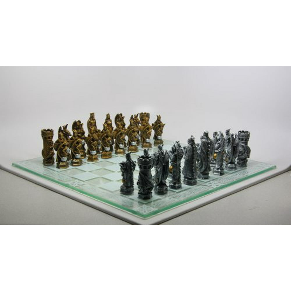 Games - Chess Set - KING ARTHUR FANTASY CHESS SET C/4 9382 - Walmart ...
