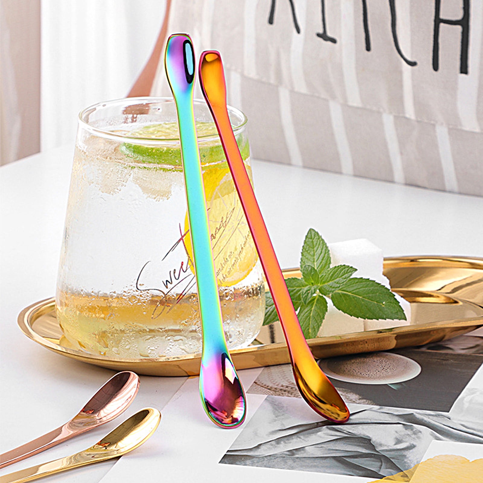 Dream Lifestyle Stirring Scoop Dual Head Rust-proof Stainless Steel ...