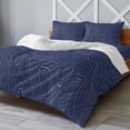 4 Piece Duvet Cover Set Queen, Abstract Topographic Lines Grid Soft ...