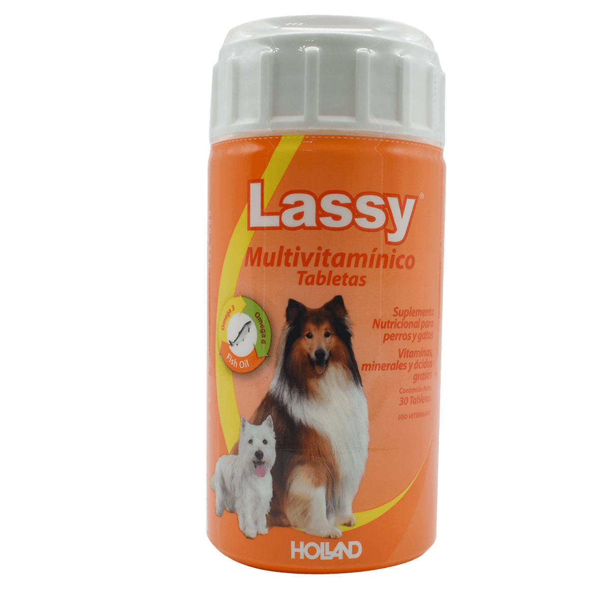 LASSY | Multivitaminico de 30 tabletas para perro y gatos by Holland ...
