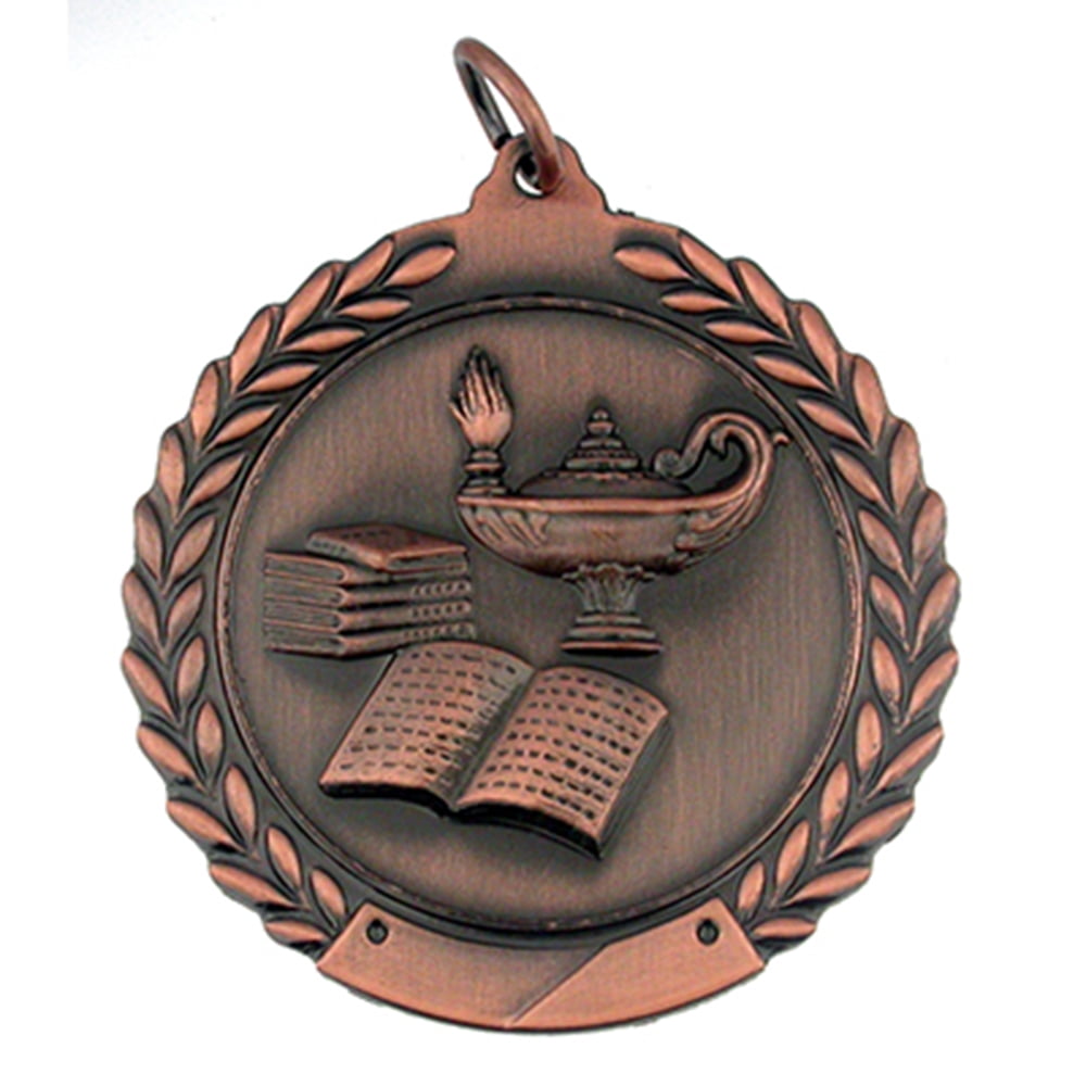 Lamp of Knowledge Award Single and Bulk Medals - Walmart.com