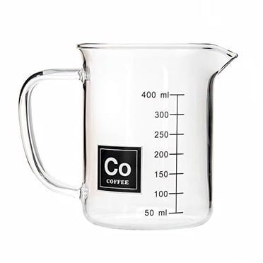 Premium Hand Crafted Beaker Mugs, Laboratory Quality Borosilicate Glass ...