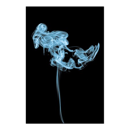 Blue Smoke Deep Black High Times Weed Mist 28in by 42in PAPMLRPR143 ...