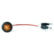 Grote 49341 White MicroNova Dot LED Clearance Marker Light (Grommet ...