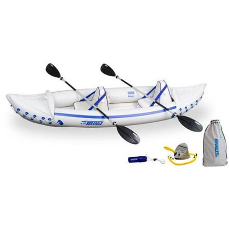 Sea Eagle 330 Pro 2 Person Inflatable Sport Kayak Canoe Boat w/Pump ...