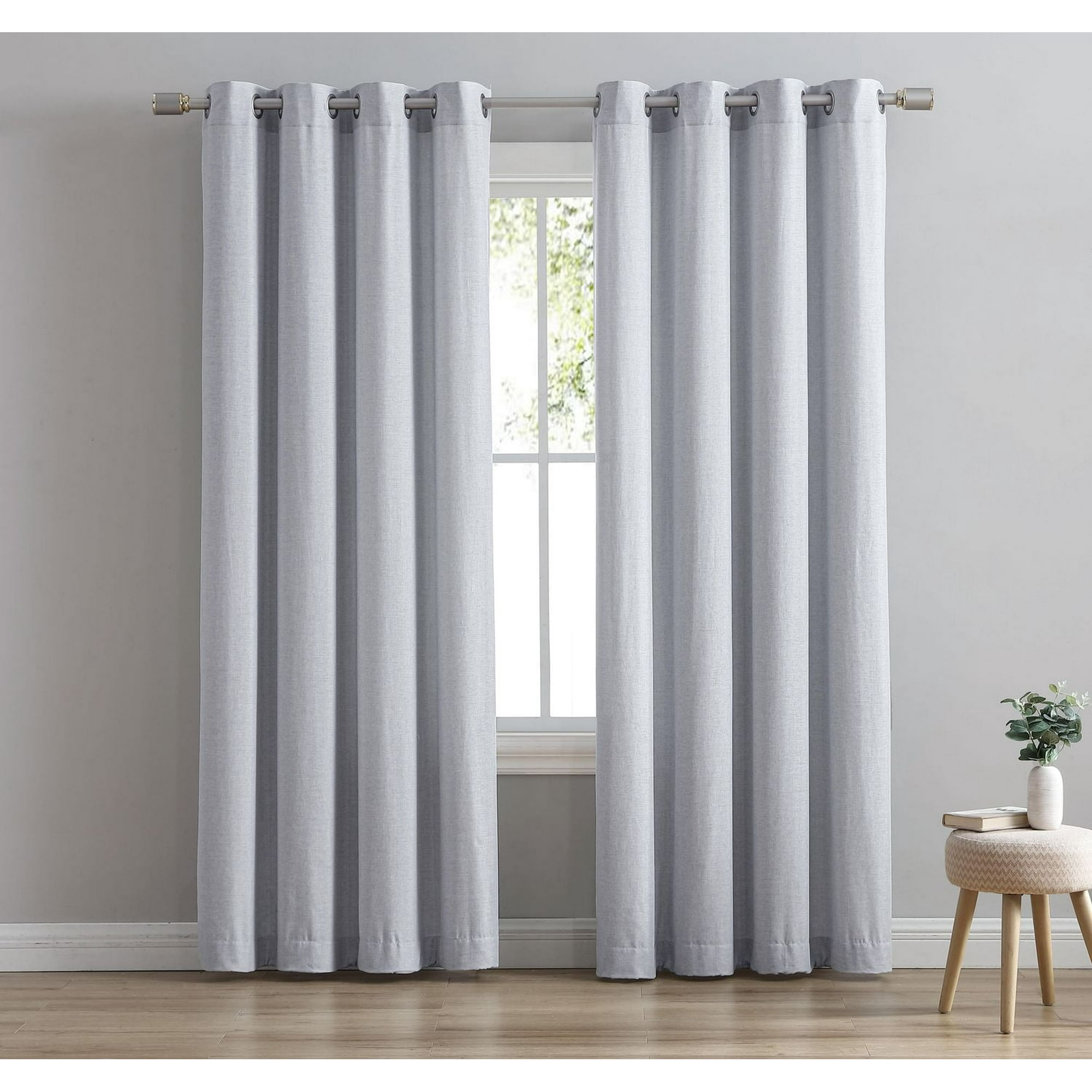 Click here for Swift Home Faux Linen Single Window Panel 84 prices