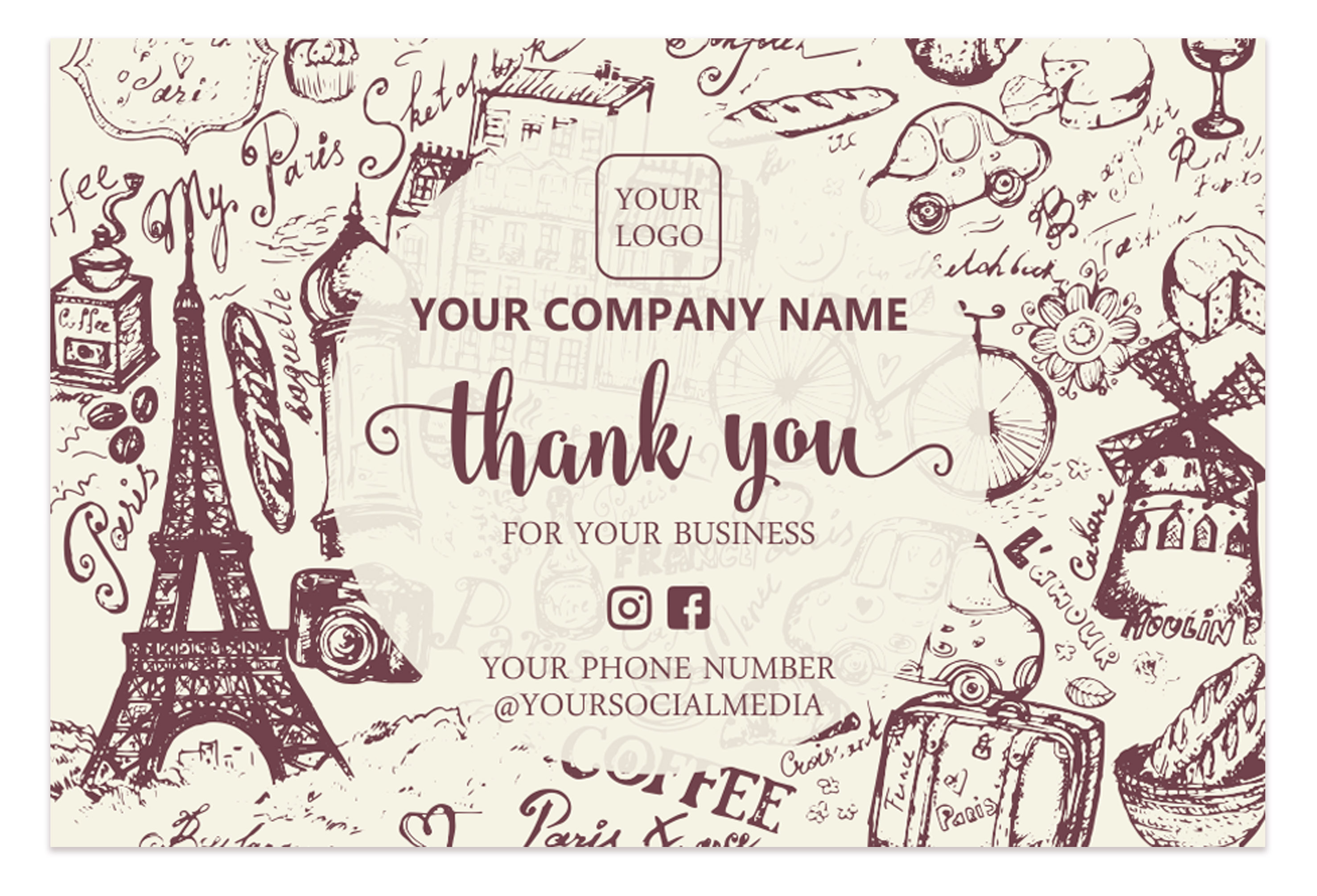 Printtoo Label for Small Business-100 RectangleCustom VinylPersonalized ...