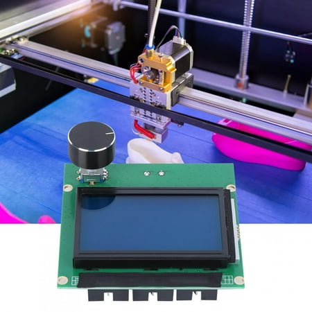 3D Printer Display, With Cable Knob High Reliability Printer Controller ...