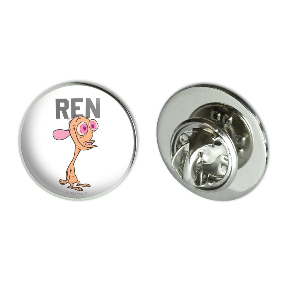Ren and Stimpy Show Collegiate Ren Metal 0.75" Lapel Hat Pin Tie Tack ...