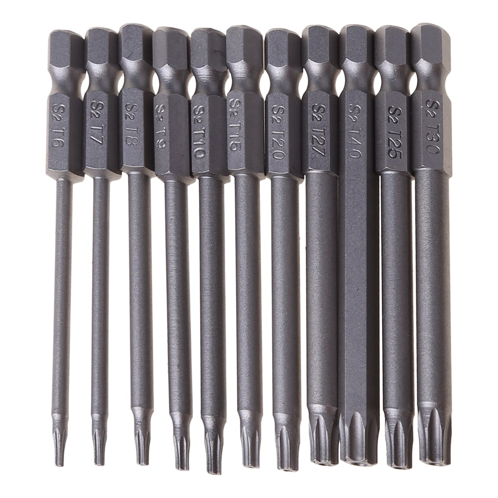【Ready Stock】 11/12pcs Tamper Proof Security Drill Bit Set Torx ...