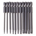 11/12pcs Tamper Proof Security Drill Bit Set Torx Screwdriver Flat for ...