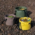 2.5 Gallon 9.8x7.8 Inch Multifunctional Collapsible Bucket Portable Bin ...