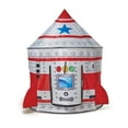 Play Day Space Rocketship Tent, Indoor Fabric Playhouse, for Young ...