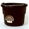 Little Giant 12-Quart Flexible Rubber Bucket, Heavy-Duty Steel Handle ...