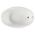Proflo Pfs5838 Lansford 58" X 38" Drop In Acrylic Soaking Tub - White ...