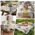 Coastal Anchor Compass Sailboat Table Cloth 54x54in, Waterproof Square ...