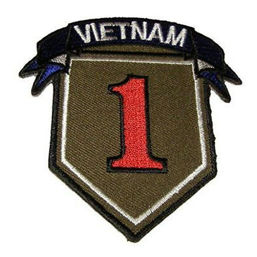 US ARMY VIETNAM WAR 1ST ID FIRST INFANTRY DIVISION PATCH BIG RED ONE ...
