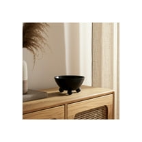 Round Mango Wood Decorative Bowl for Coffee Table and Kitchen Counter ...