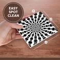 3drose, Bi-colored Radial Kaleidoscope Pattern in Black and White, Set ...
