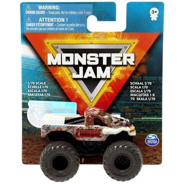 Walmart Official Monster Jam 1:24 Scale Zombie Monster Truck, Die-Cast ...