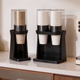 Lazsy Paper Cup Dispenser Retro Style Clear Tube Cup Dispenser ...