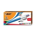 BIC Multi-Function Ballpoint Pen, 1 mm, Black/blue/green/red Ink, Blue ...