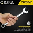 FJSHN-18mm Metric Combination Wrench, CR-V Steel with Mirror Polish, 12 ...