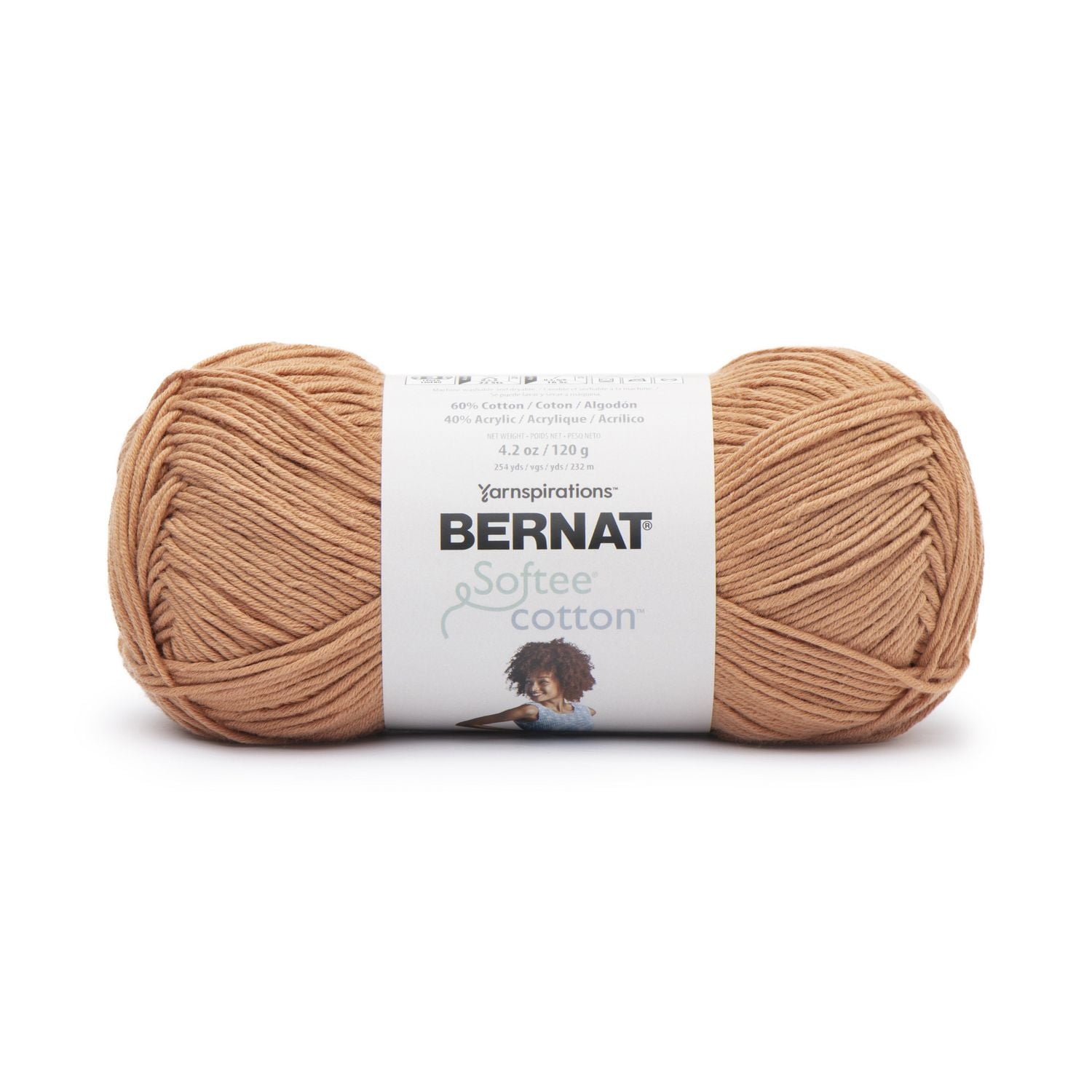 Click here for Bernat Softee Cotton Yarn  Cotton Blend #3 Light... prices