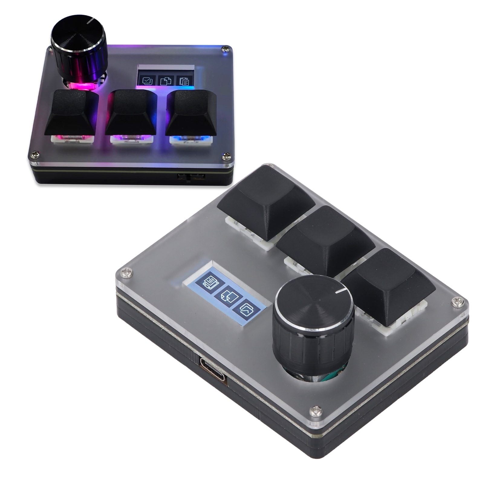 Click here for Mgaxyff 3 Keys Small Keypad  Rgb Light Effect 3 Sc... prices