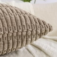 12X20 Set of 4 Wine Red Lumbar Throw Pillow Covers Corduroy Decorative ...
